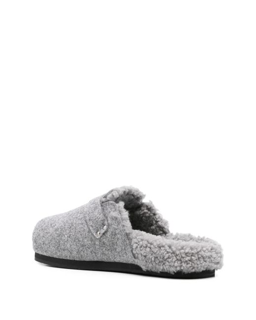 Ancient Greek Sandals Shearling Slippers in White | Lyst