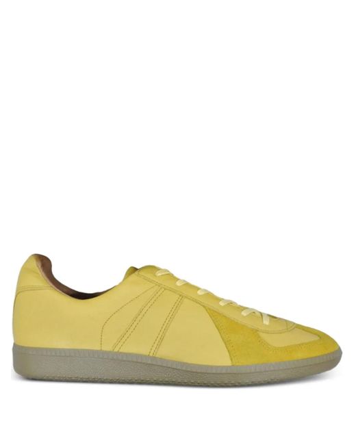 Reproduction Of Found German Military Lace-Up Sneakers in Yellow for ...