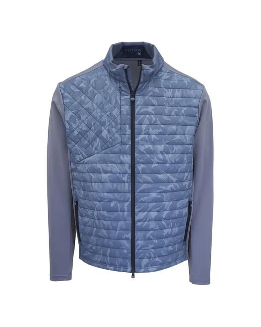 Greyson Camouflage-Pattern Quilted Jacket in Blue for Men | Lyst UK