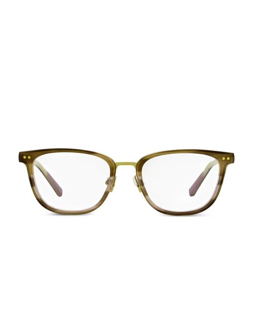 Shinola Rounded Rectangle Rivet Glasses in Green | Lyst