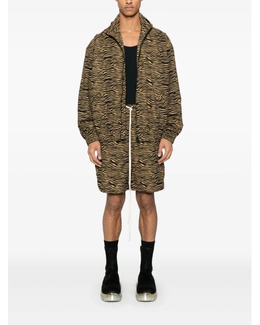 Yuiki Shimoji Tiger-Stripes Jacket in Brown | Lyst