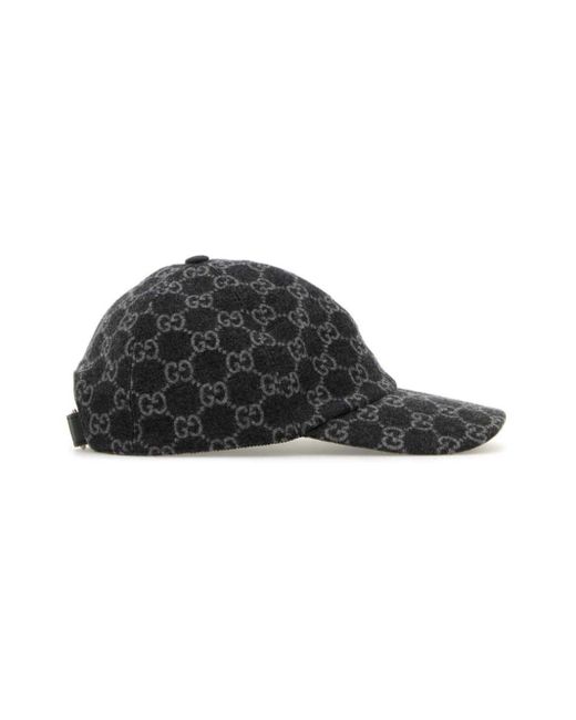 Gucci Double G Cap in Black for Men | Lyst