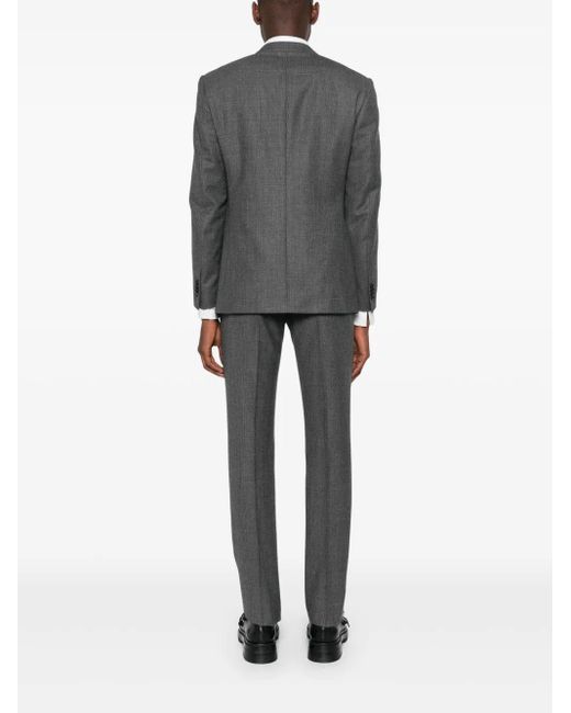 Corneliani Check-Pattern Suit in Gray for Men | Lyst