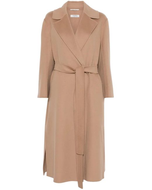Max Mara Livia Coat in Natural | Lyst UK