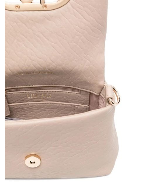 Liu Jo Lapuffy Mini Bag in Natural | Lyst UK