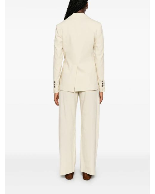 Tela Single-Breasted Suit in Natural | Lyst