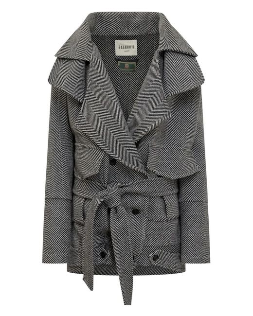 BATAKOVIC Belgrade Herringbone Jacket in Grey | Lyst UK