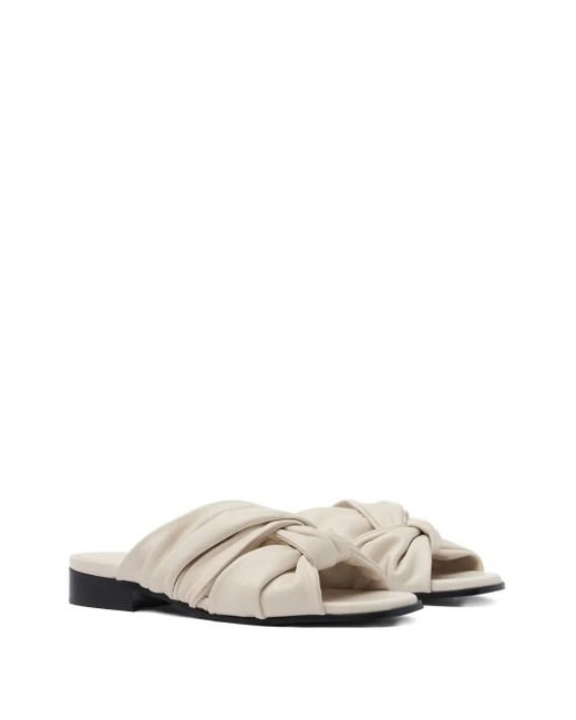 SCAROSSO Bebe Slides in White | Lyst