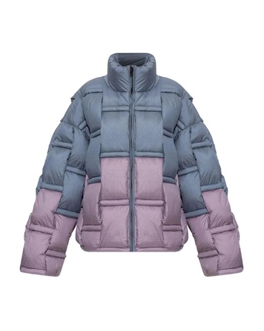 RAXXY Two-Toned Puffer Jacket in Blue | Lyst UK