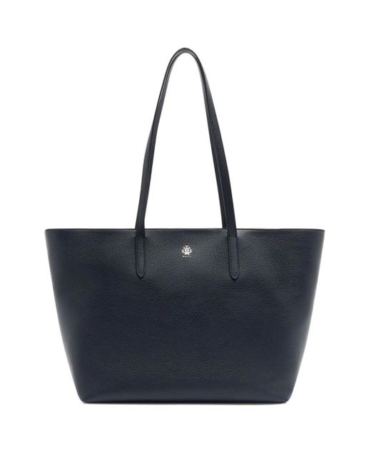 Bally Leather Tote Bag in Blue | Lyst UK