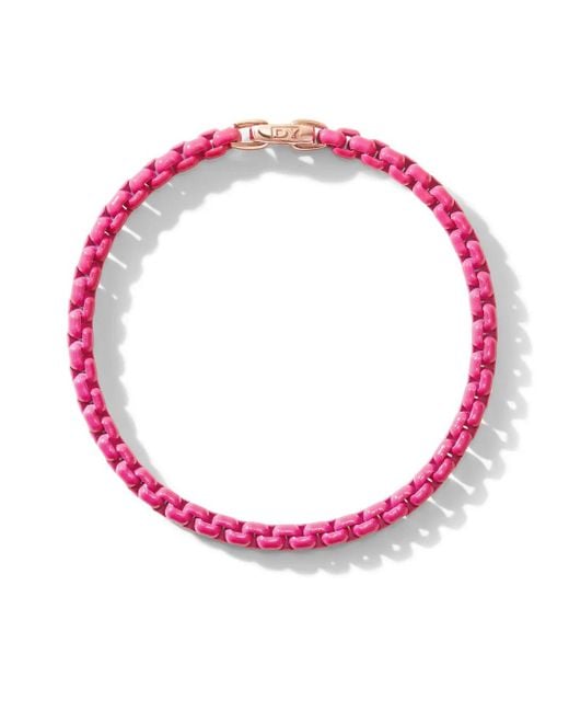 David Yurman 14Kt Rose Dy Bel Aire Color Box Chain Bracelet (4Mm) in ...
