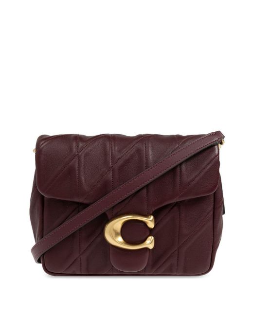 COACH Times Square Tabby Shoulder Bag in Purple | Lyst