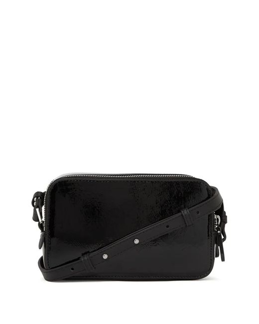 Karl Lagerfeld Logo-Lettering Cross Body Bag in Black | Lyst