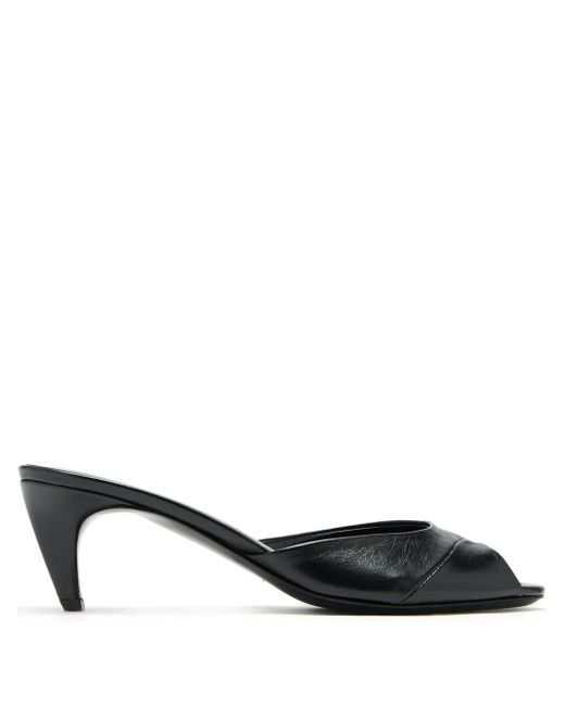 Jude 70Mm Cave Mules in Black | Lyst UK