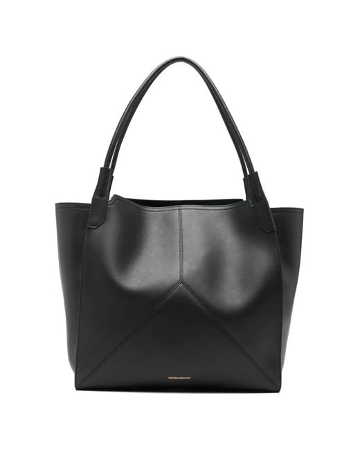 Victoria Beckham Panelled Tote Bag in Black | Lyst UK