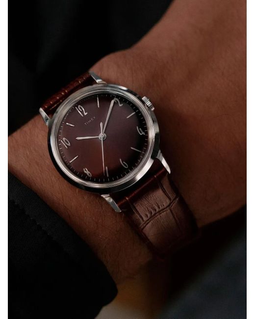 Timex Marlin 34Mm in White for Men | Lyst