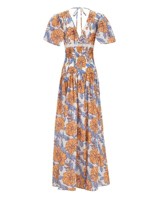 Le twins Rosellina Maxi Dress in White | Lyst