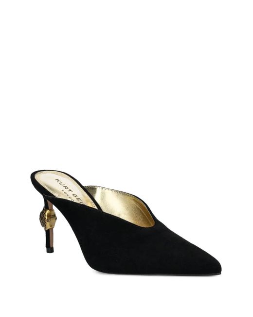 Kurt Geiger 90Mm Eagle Mules in Black | Lyst