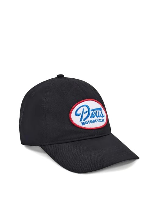 Deus Ex Machina Sal Logo-Patch Cap in Blue | Lyst UK