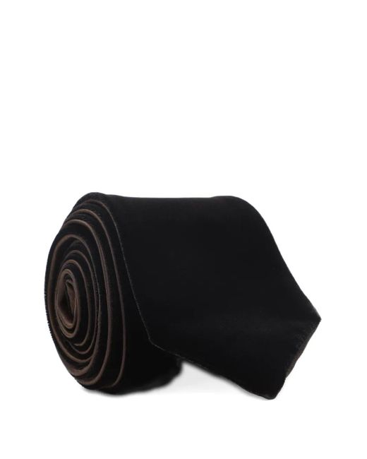 Giorgio Armani Velvet Tie in Black for Men | Lyst UK