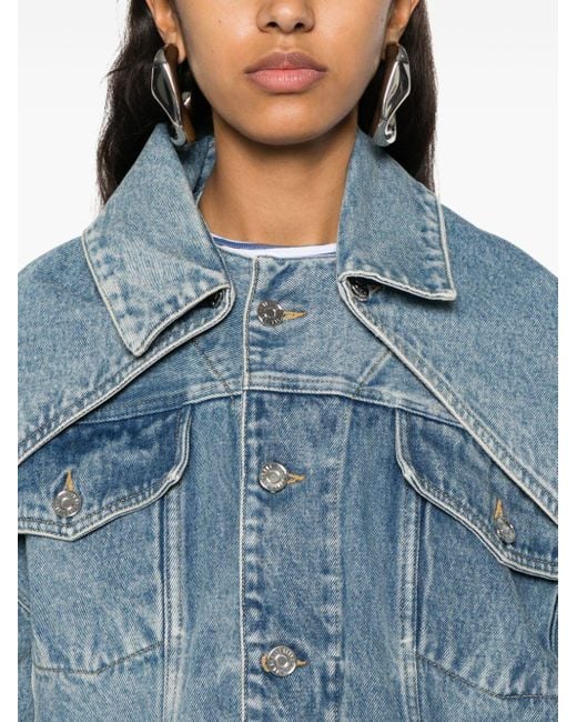 Jean Paul Gaultier Detachable-Panels Denim Jacket in Blue | Lyst