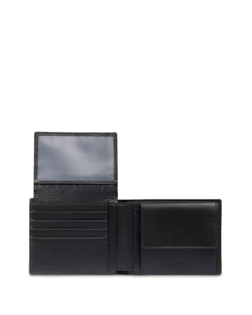 Lancel 8Cc Bi-Fold Leather Wallet in Black for Men | Lyst