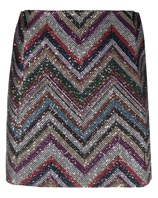 Missoni Caperdoni Sequin-embellished Miniskirt in Red | Lyst Missoni Caperdoni Sequin-embellished Miniskirt in Red | Lyst