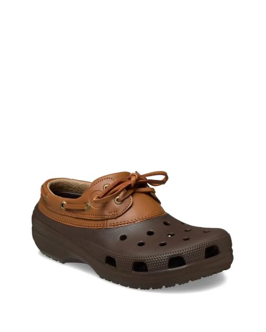 Crocs™ Classic Islander Boat "Coffee Cognac" Clogs in Brown for Men | Lyst