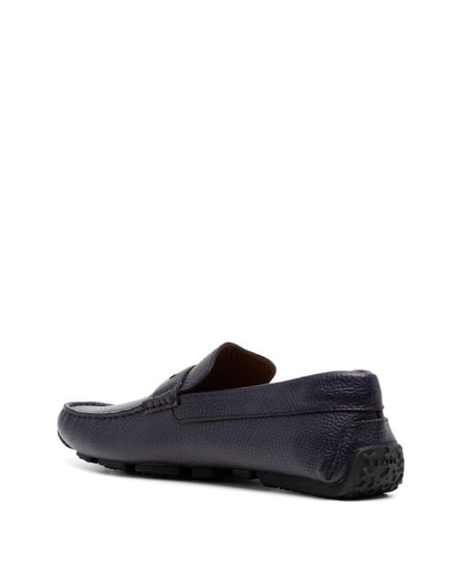 Bally Pilot Driver Loafers in Blue for Men | Lyst