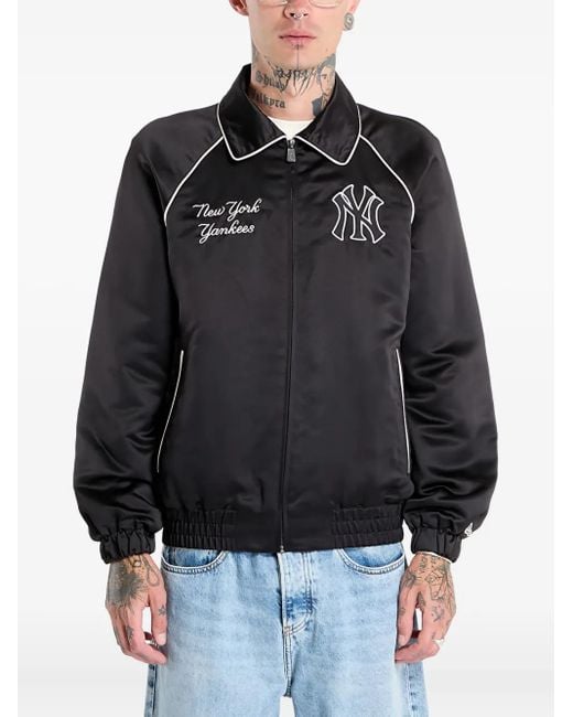 KTZ Embroidered New York Yankees Jacket in Black for Men | Lyst UK