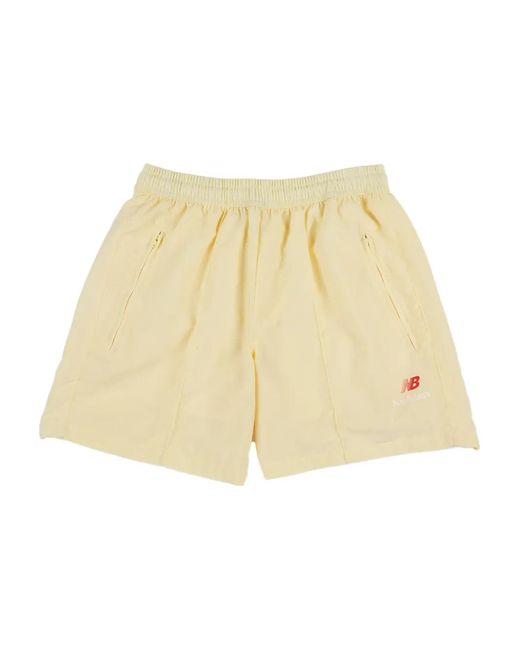 New Balance Pintuck Running Shorts in Natural for Men | Lyst UK