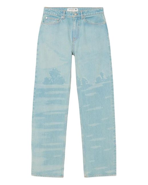 Lacoste Logo-Detail Jeans in Blue for Men | Lyst UK