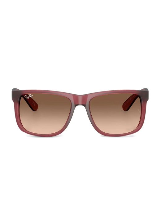 Ray-Ban Justin Sunglasses in Pink for Men | Lyst UK
