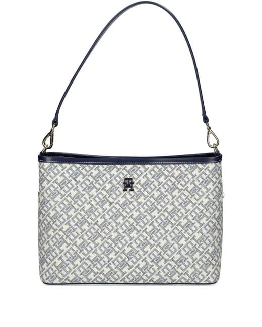 Tommy Hilfiger Monoplay Shoulder Bag in White | Lyst UK