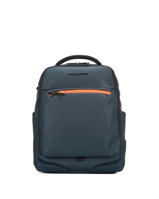 Piquadro Zip Backpack in Blue | Lyst
