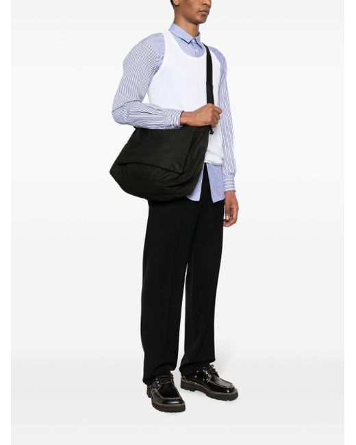 Arc Super Foldover-Top Messenger Bag in Black | Lyst