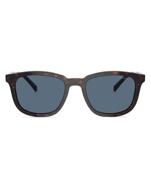 Prada Square-Frame Sunglasses in Blue for Men | Lyst UK