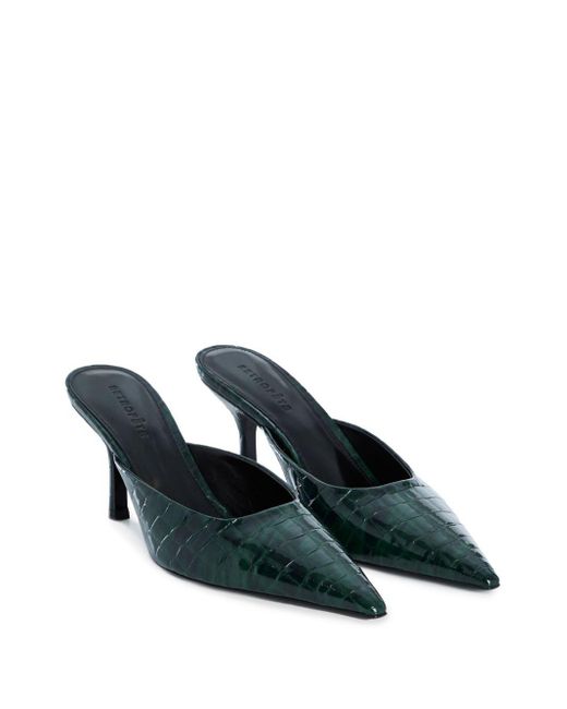 retroféte 75Mm Francesca Mules in Green | Lyst