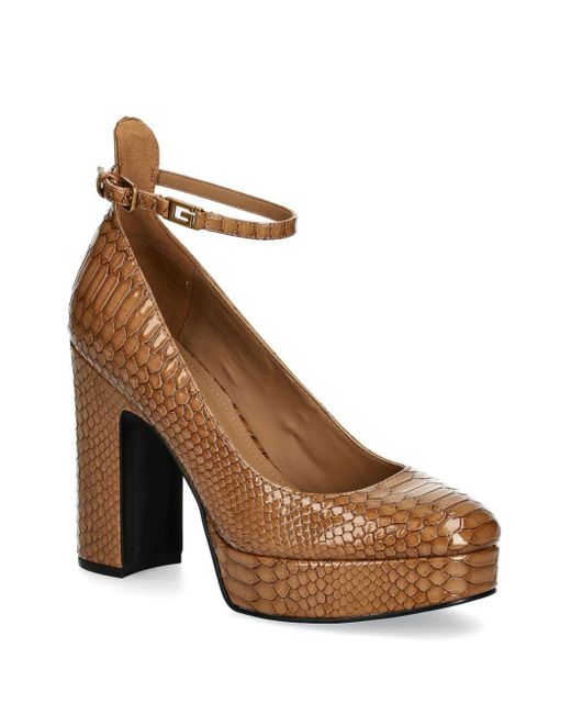 Guess 125Mm Themis Pumps in Brown | Lyst