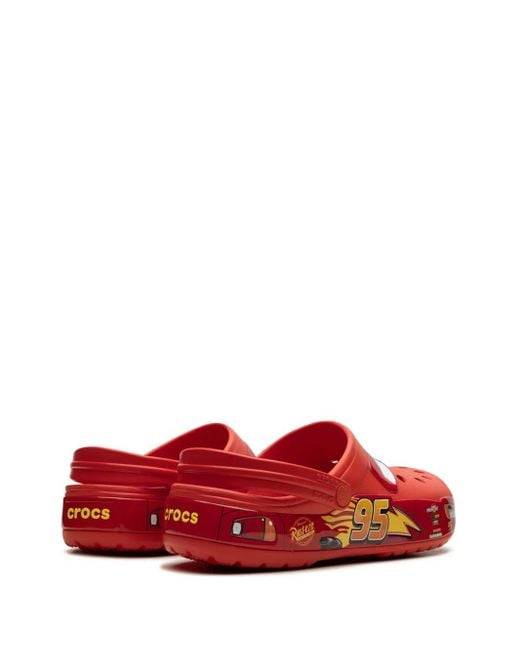 Crocs™ Classic "Lightning Mcqueen" Clogs in Red | Lyst