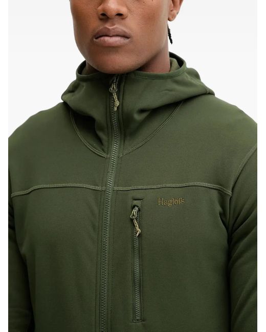 Haglöfs Rosson Zip-Up Hoodie in Green for Men | Lyst UK