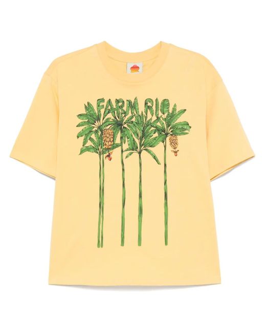 FARM Rio Farm T-Shirt in Yellow | Lyst
