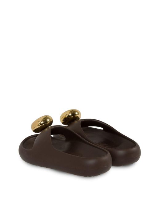 Loewe Logo-Engraved Flip-Flops in Brown | Lyst