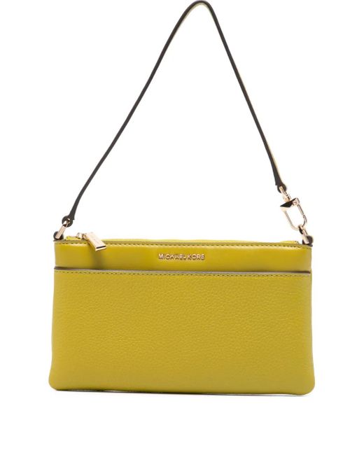 Michael Kors Zip Shoulder Bag in Yellow | Lyst