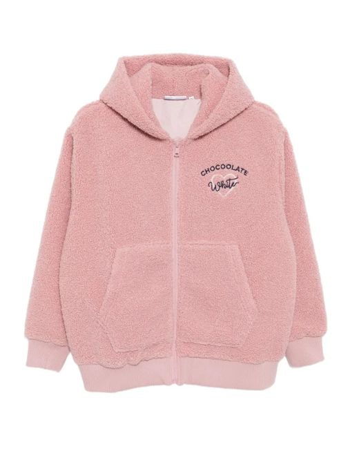 Chocoolate Logo-Embroidered Jacket in Pink | Lyst UK