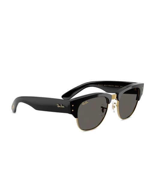 Ray-Ban Mega Clubmaster Sunglasses in Black | Lyst