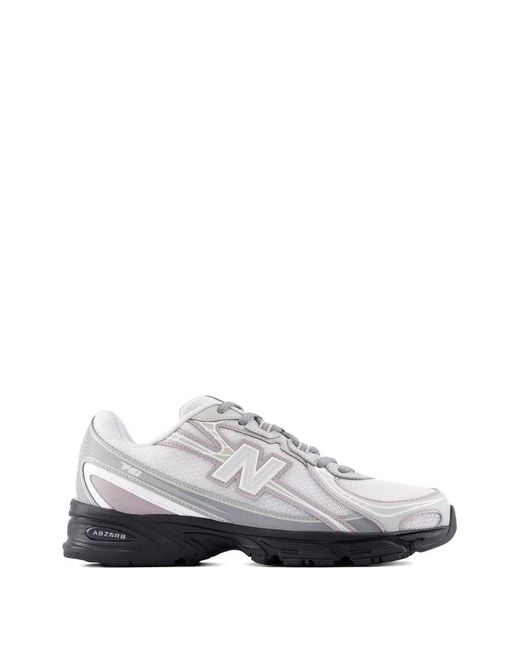 New Balance 740 Logo-Detail Sneakers in White | Lyst UK