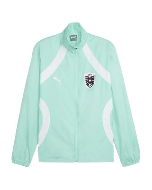 PUMA Austria Jacket in Green | Lyst UK