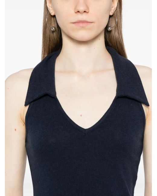 Reformation Austine Top in Blue | Lyst UK