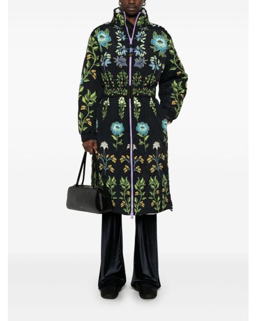 FARM Rio Winter Garden Coat in Green | Lyst